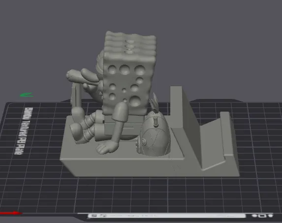 Handyständer Spongebob chillt mit Ananashaus – Kostenloses 3D ...