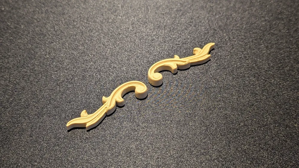 Mirrored Pair Of Decorative Moldings by Wile E. 3D - MakerWorld