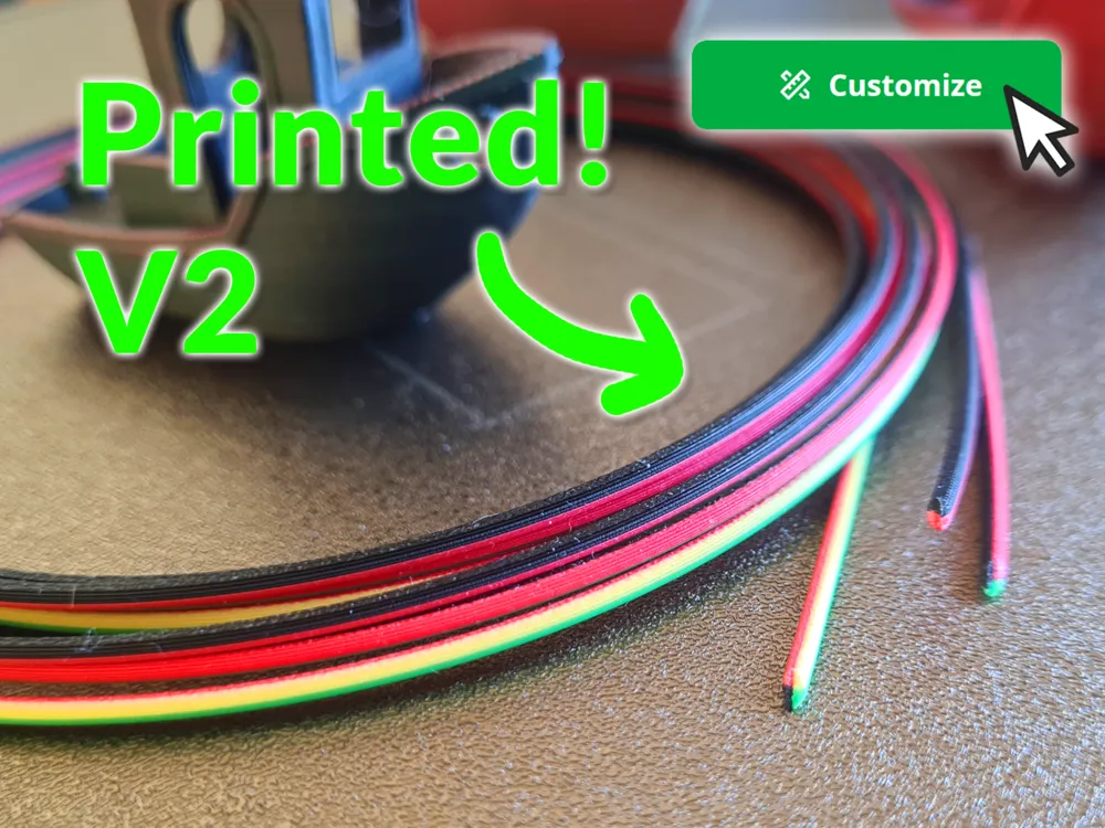 Multicolor filament V2 (dual, triple, quadruple) by Molodos MakerWorld: Download Free 3D Models