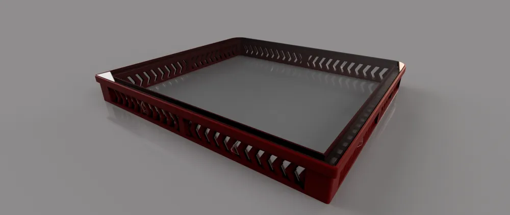 Bambu P1P and X1 Sliding Vent Glass Top Enclosure /w LED option - Free ...