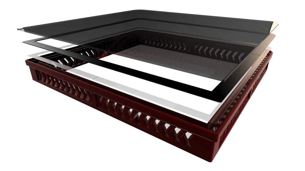 Bambu P1P and X1 Sliding Vent Glass Top Enclosure /w LED option - Free ...