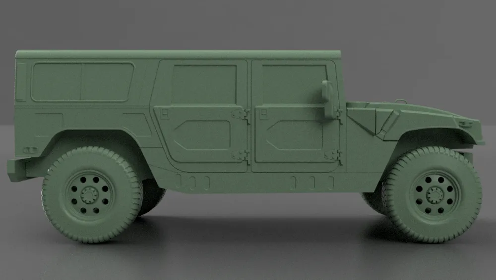 HUMVEE CARS Offroad HUMMER H1, easyprint, with suspension! No support ...