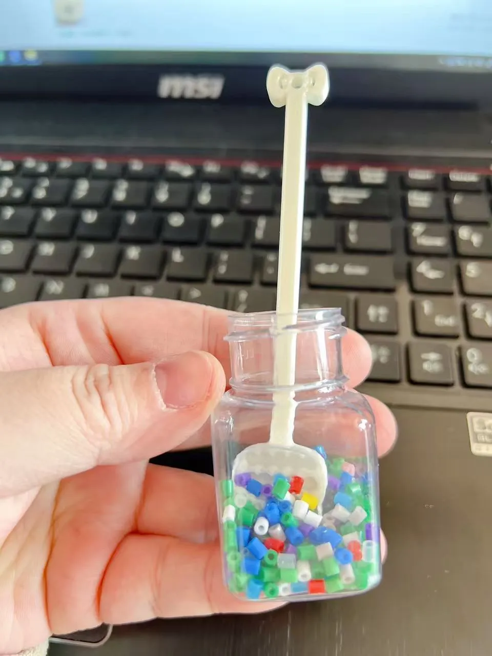 kitty 2.82cm/2cm largura máxima colher vertical para contas de fusão ...