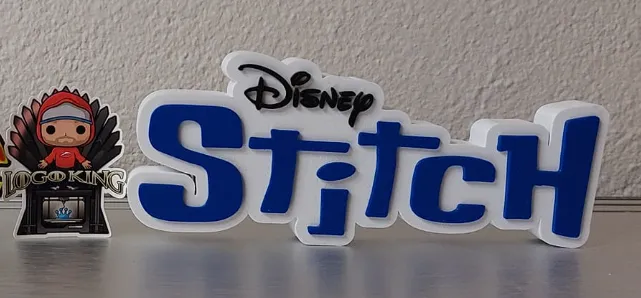 Disney Stitch Logo by Logo King - MakerWorld