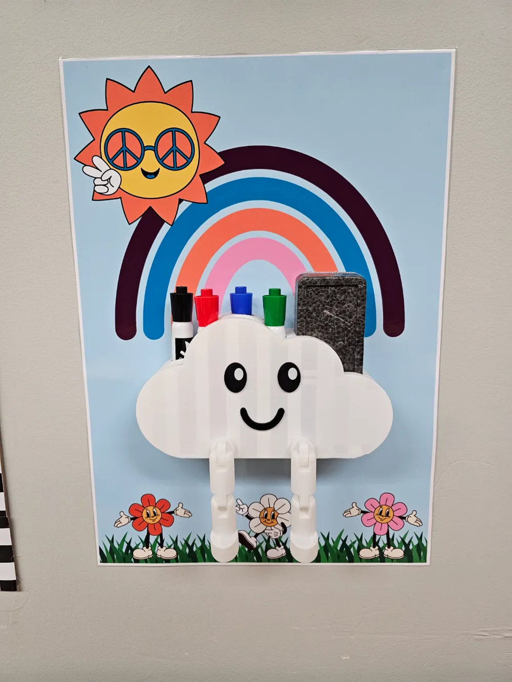 Dry Erase Maker Holder Cloud with Legs by Andrew Lankford MakerWorld ...