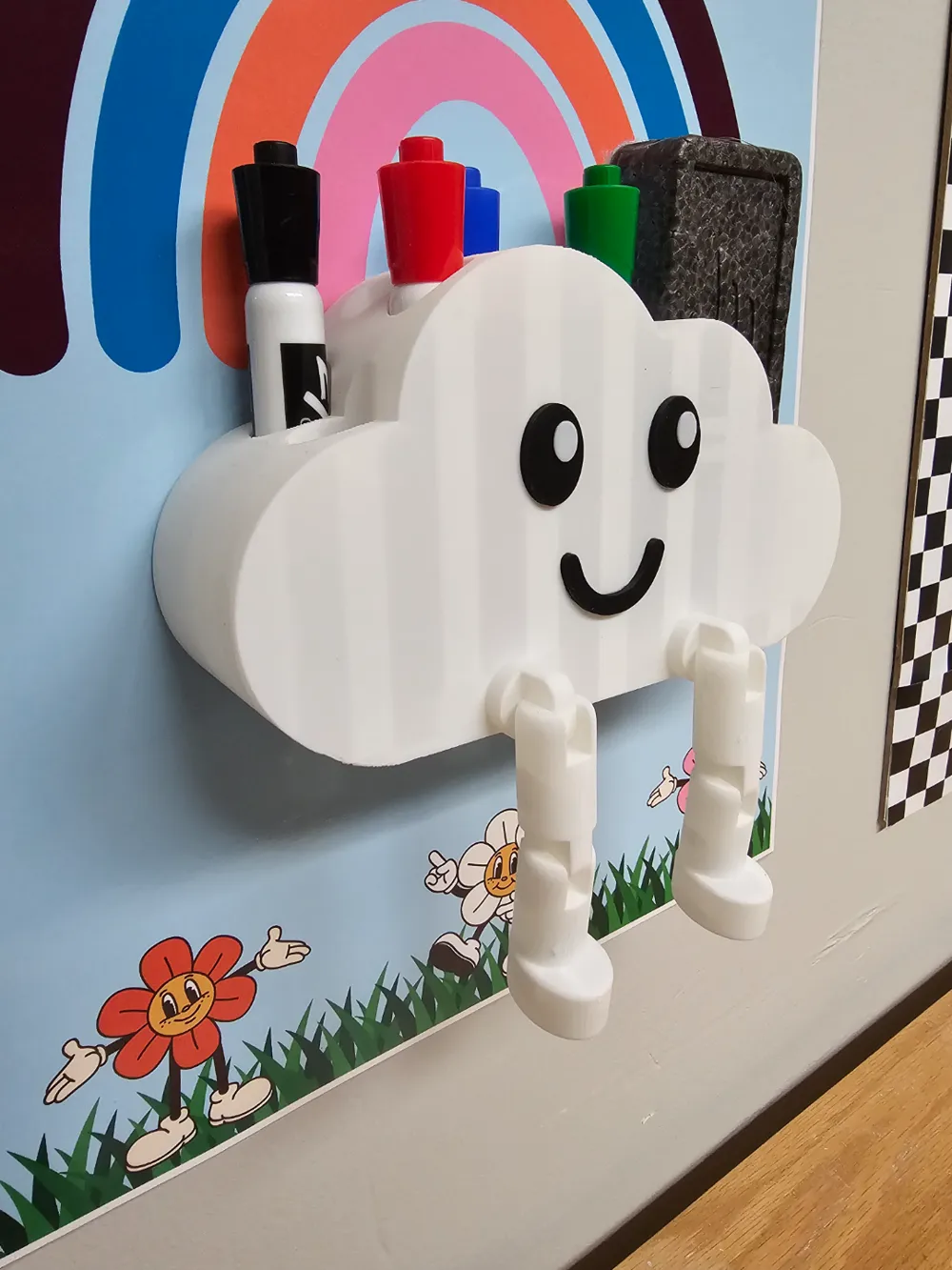 Dry Erase Maker Holder Cloud with Legs by Andrew Lankford MakerWorld ...