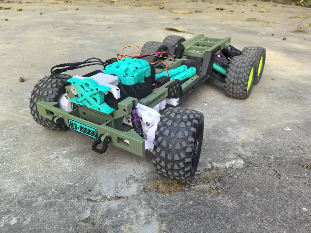 1/6 Scale Remote Control Car Chassis by 又乱花钱的XIE(world） MakerWorld ...