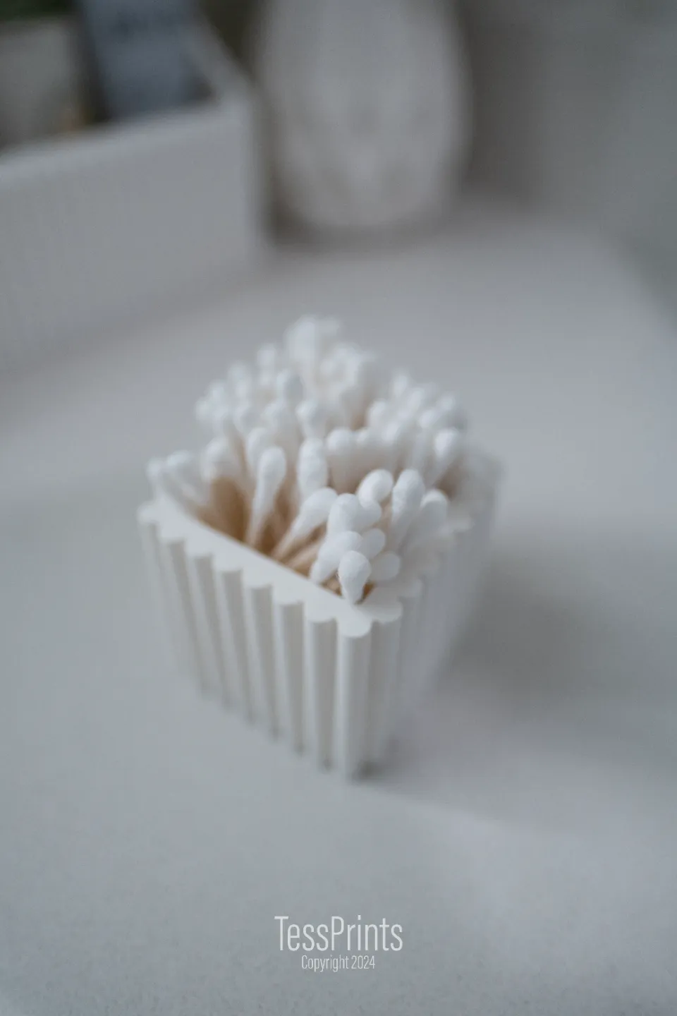 Vanity Bathroom Organizer (Ribbed) by TessPrints MakerWorld: Download ...