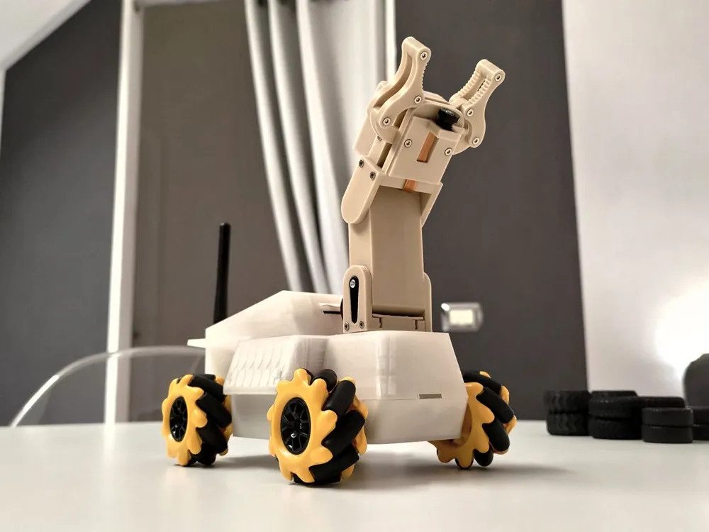 FPV RC Car with Optional Robotic Arm (V2) by HomeGenie.IT MakerWorld ...