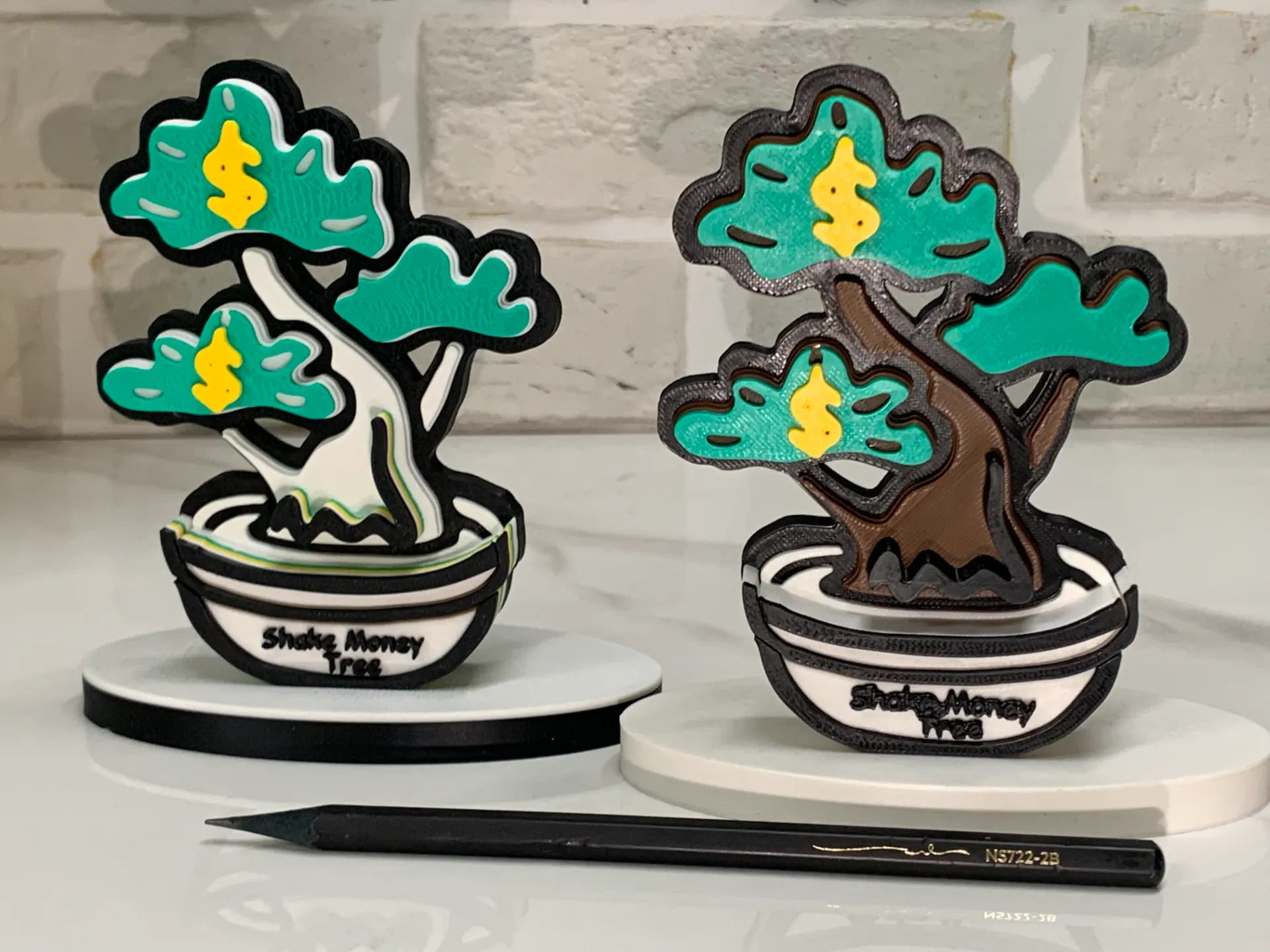 Money Tree Bonsai Desktop Decor Figurine by DongJi - MakerWorld