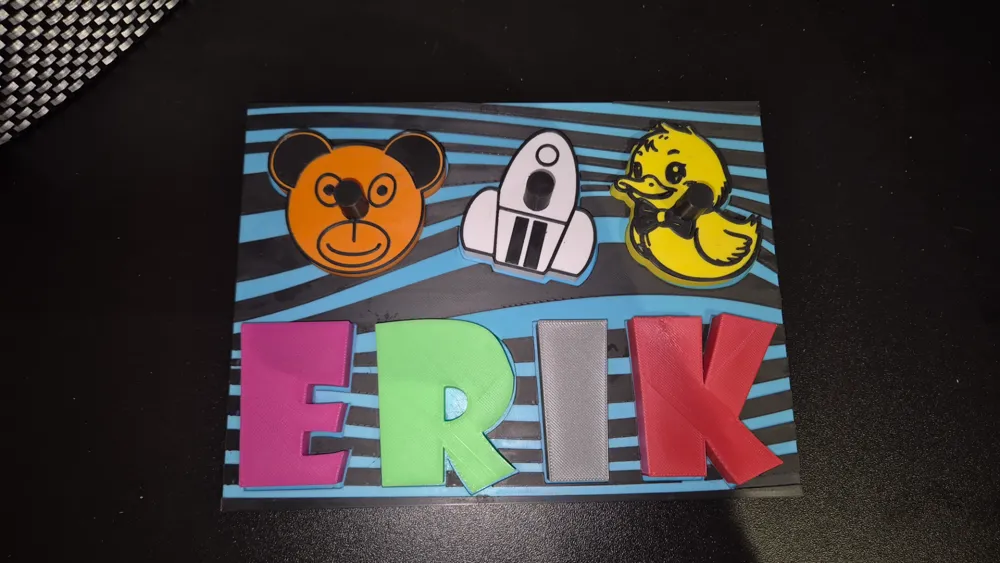Kids puzzle -> ERIK by cycling_musician - MakerWorld