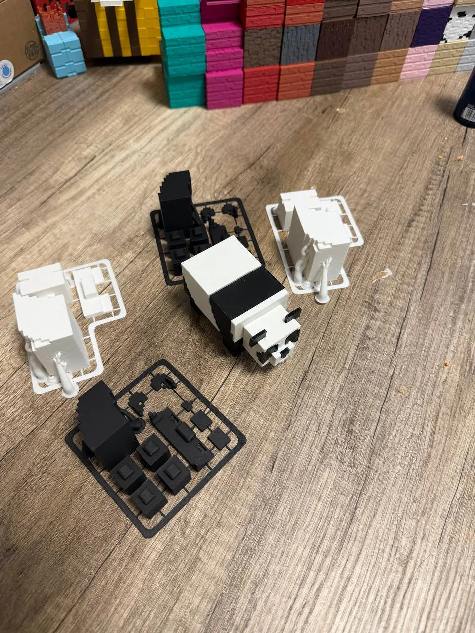 Minecraft inspired: Panda Kit card NO AMS - Free 3D Print Model ...