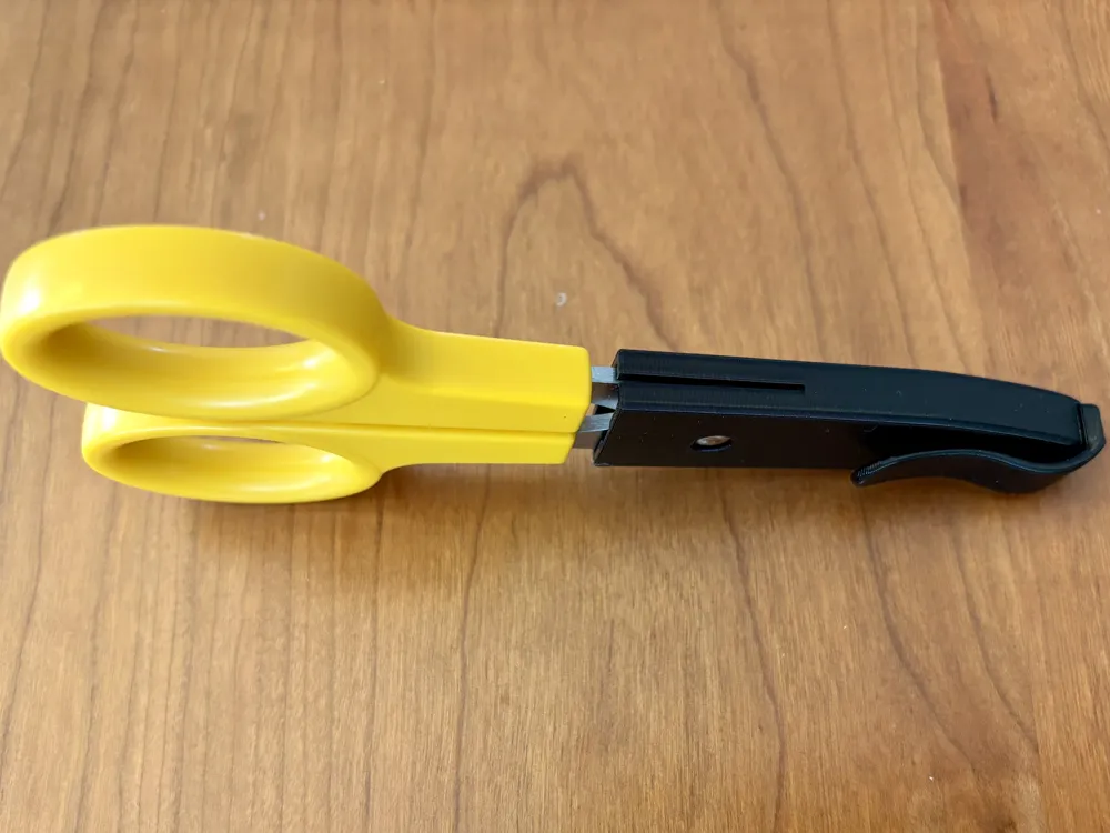 Scissors Sheath, EDC w/Pocket Clip for OLFA - Free 3D Print Model ...