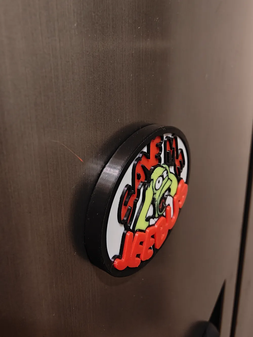 Homer Simpson save me Jeebus fridge magnet by crabstiks - MakerWorld