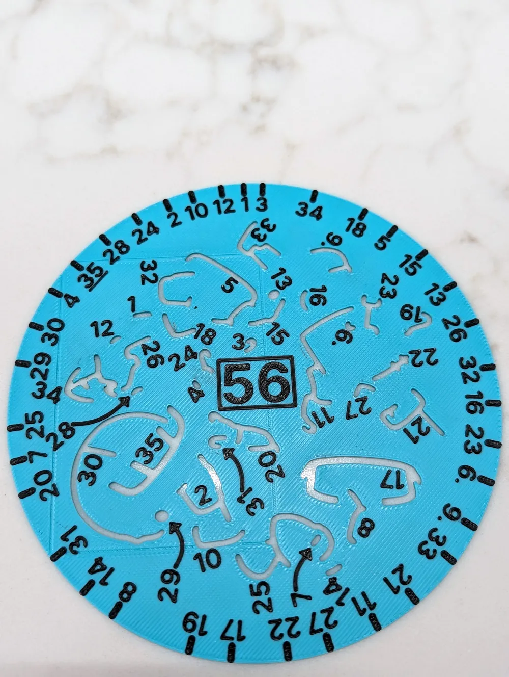 Doodle Disc 56 Football Player - Free 3D Print Model - MakerWorld