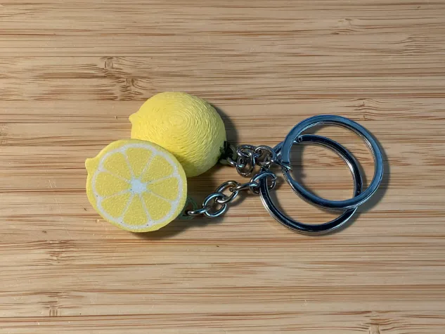 Half Orange or Lemon - Magnetic Keychain - Free 3D Print Model - MakerWorld