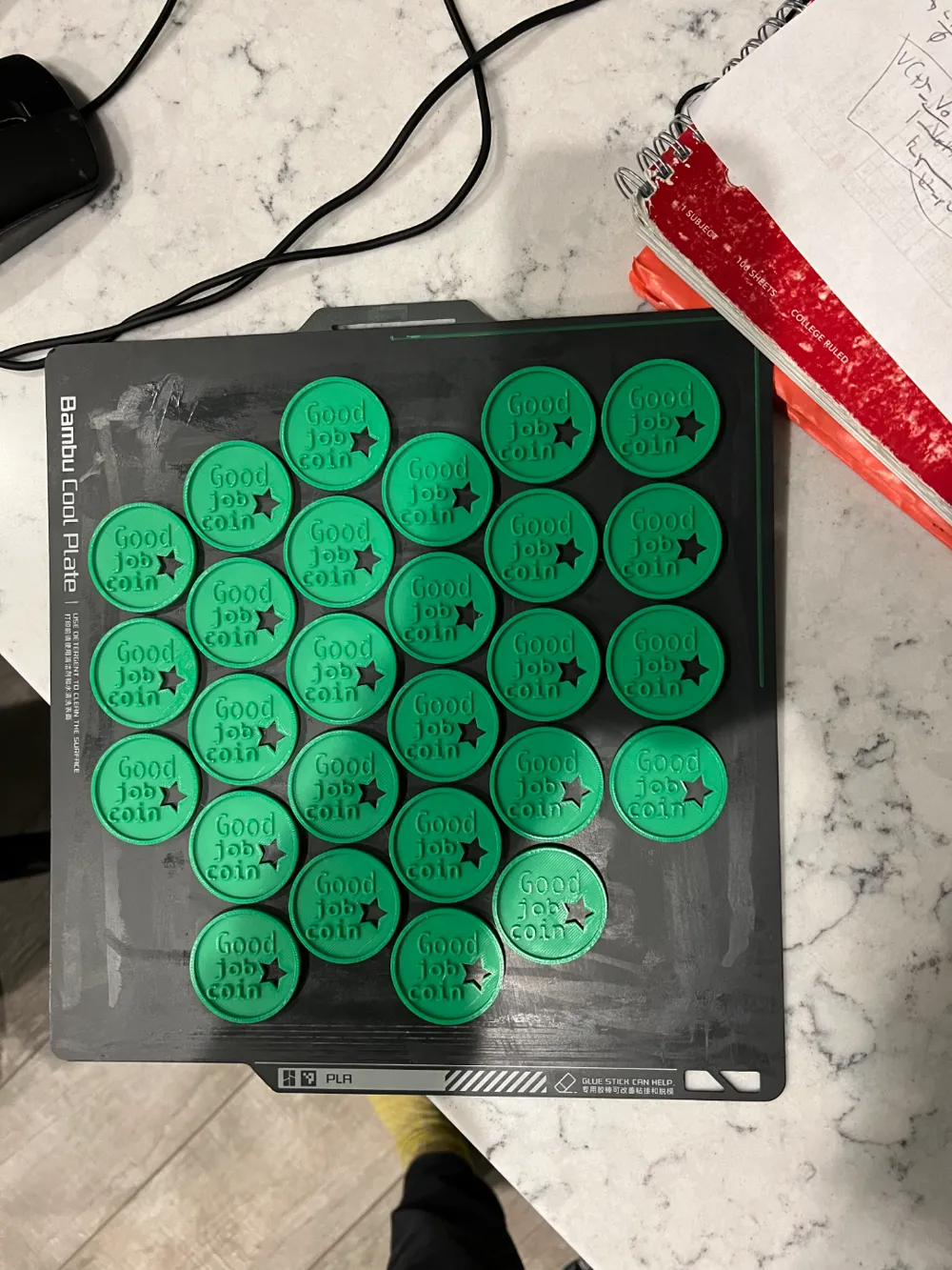 Good job coin solid letters for achievements in class or at home by ...