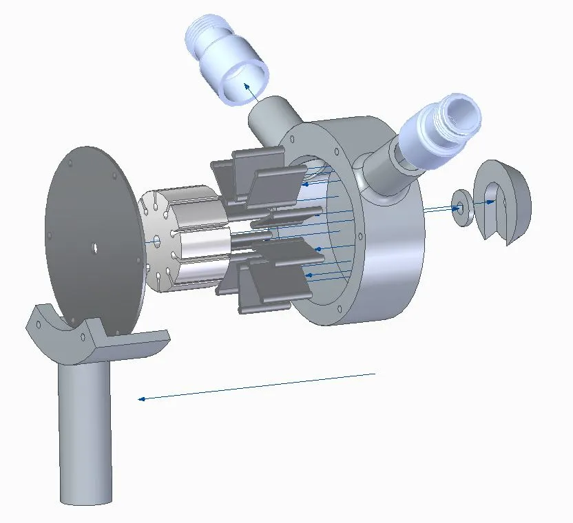 Drill Pump, Self Priming by The Q-Tipper MakerWorld: Download Free 3D Models