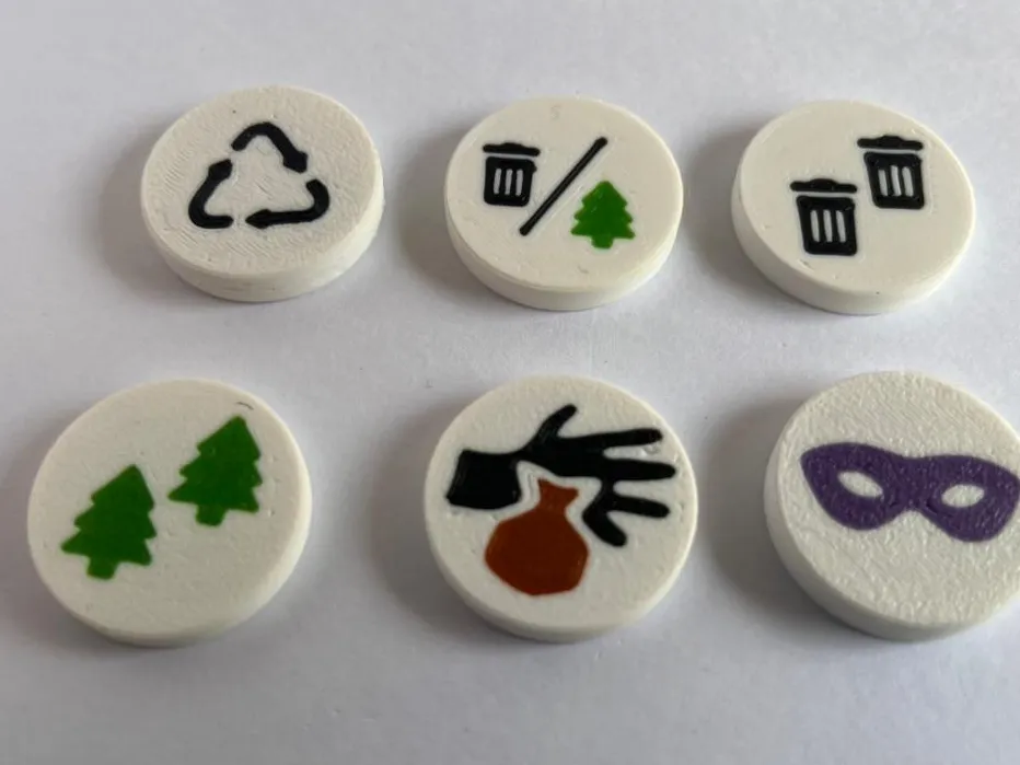 Trash Panda Tokens - Free 3D Print Model - MakerWorld