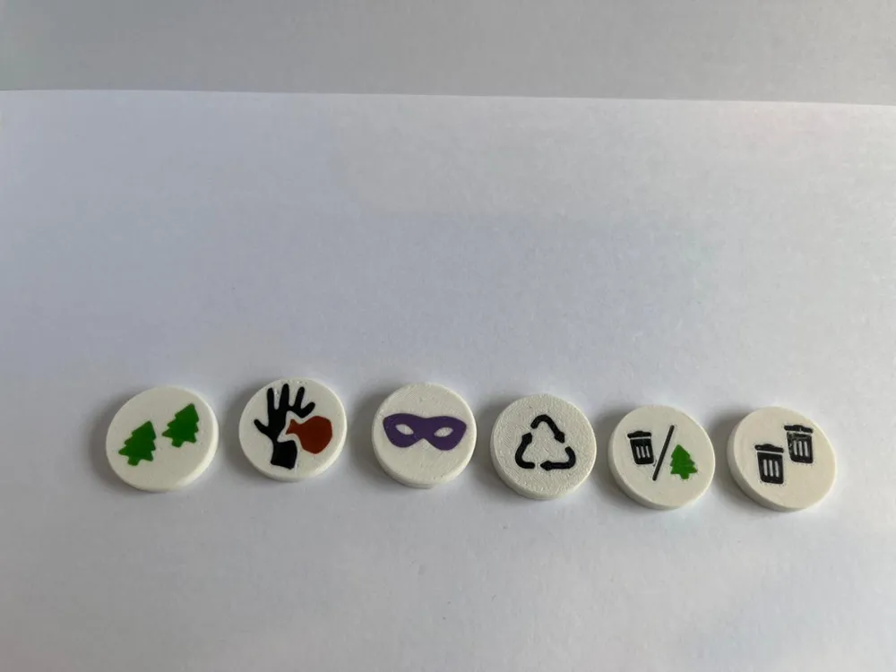 Trash Panda Tokens - Free 3D Print Model - MakerWorld