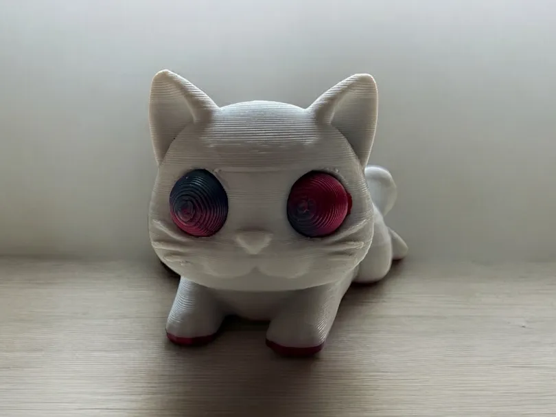 Wiggly Kitty – Articulated Cute Cat - Free 3D Print Model - MakerWorld