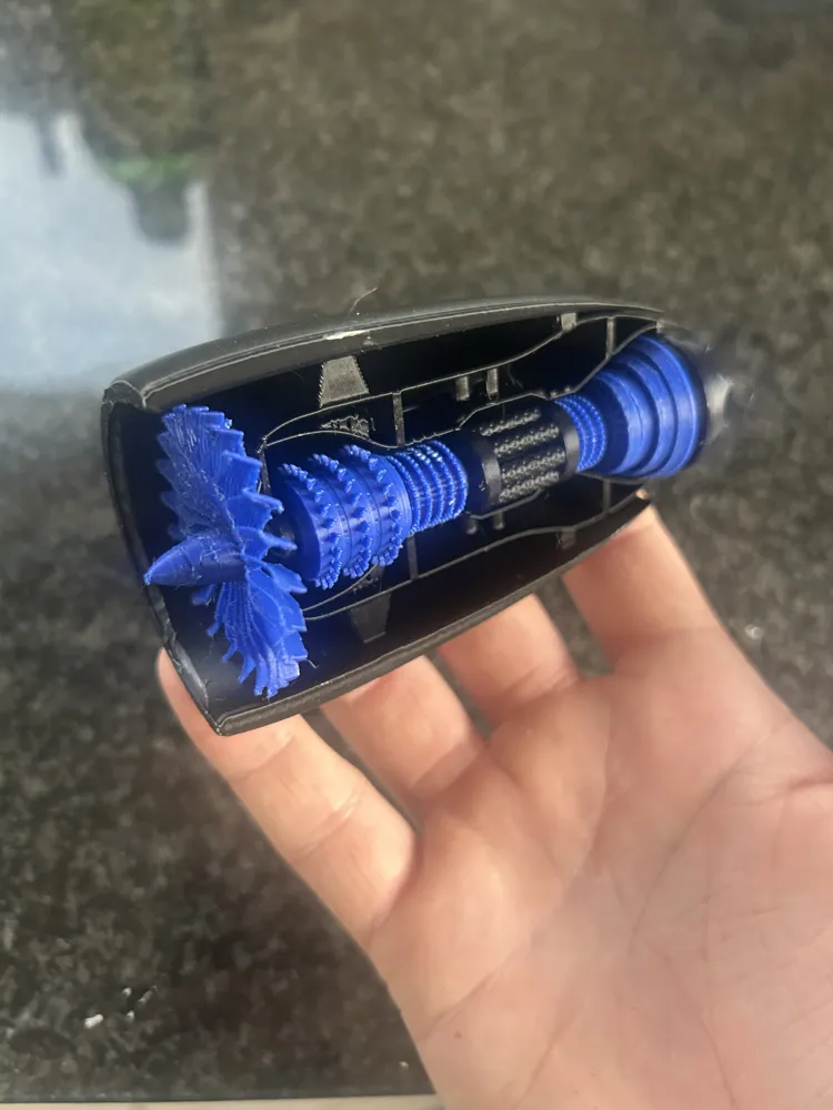 Jet Engine fidget - Free 3D Print Model - MakerWorld
