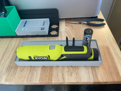 Ryobi FVD50 Screwdriver Box for Gridfinity - Free 3D Print Model ...