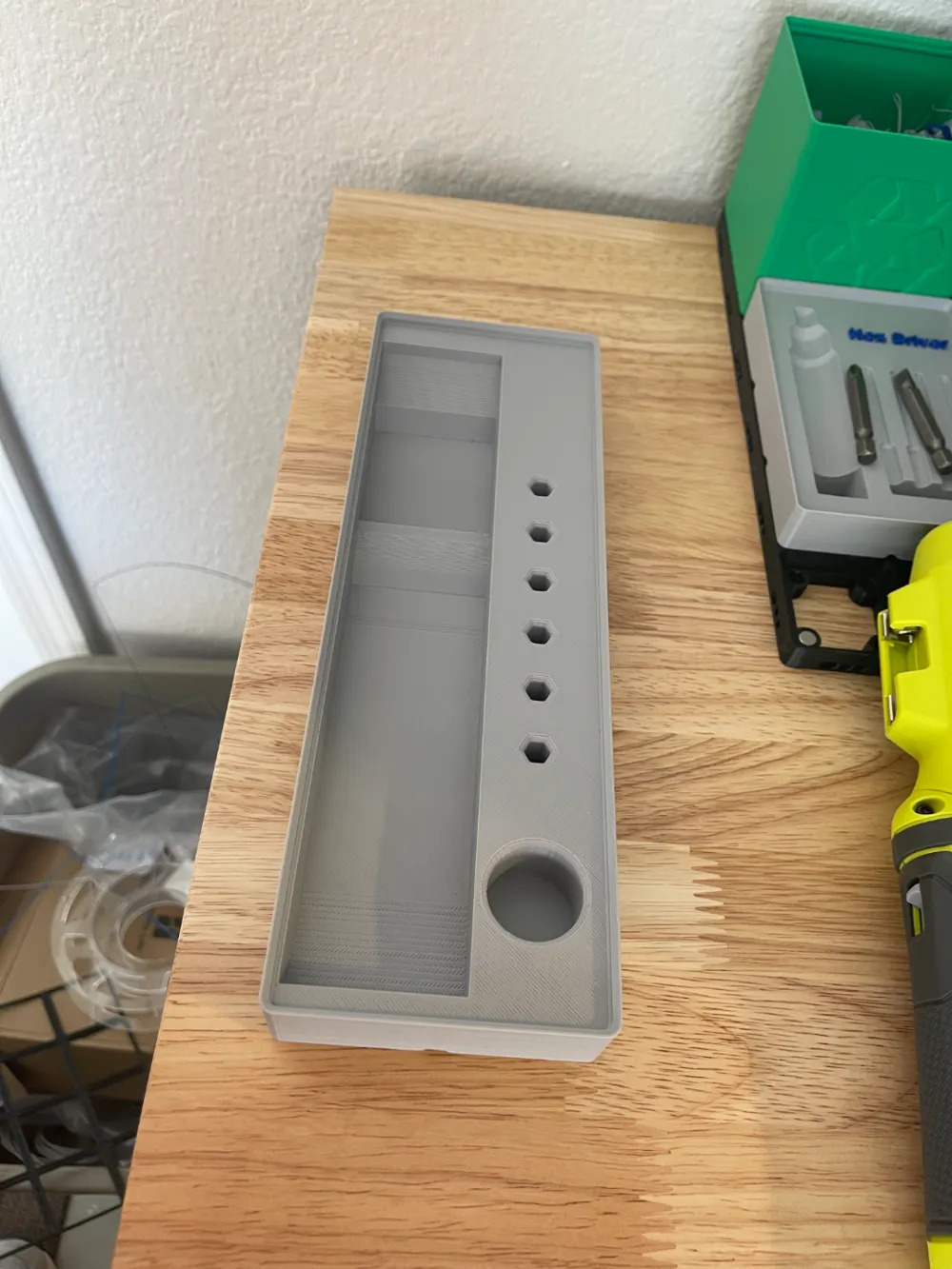 Ryobi FVD50 Screwdriver Box for Gridfinity - Free 3D Print Model ...