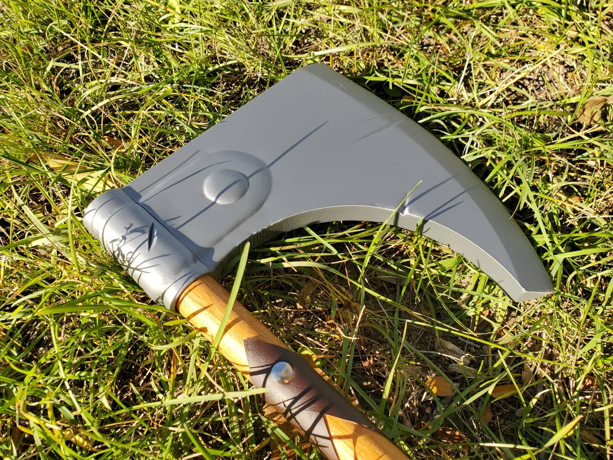 Axe head and pommel by The Golden Printer MakerWorld: Download Free 3D ...