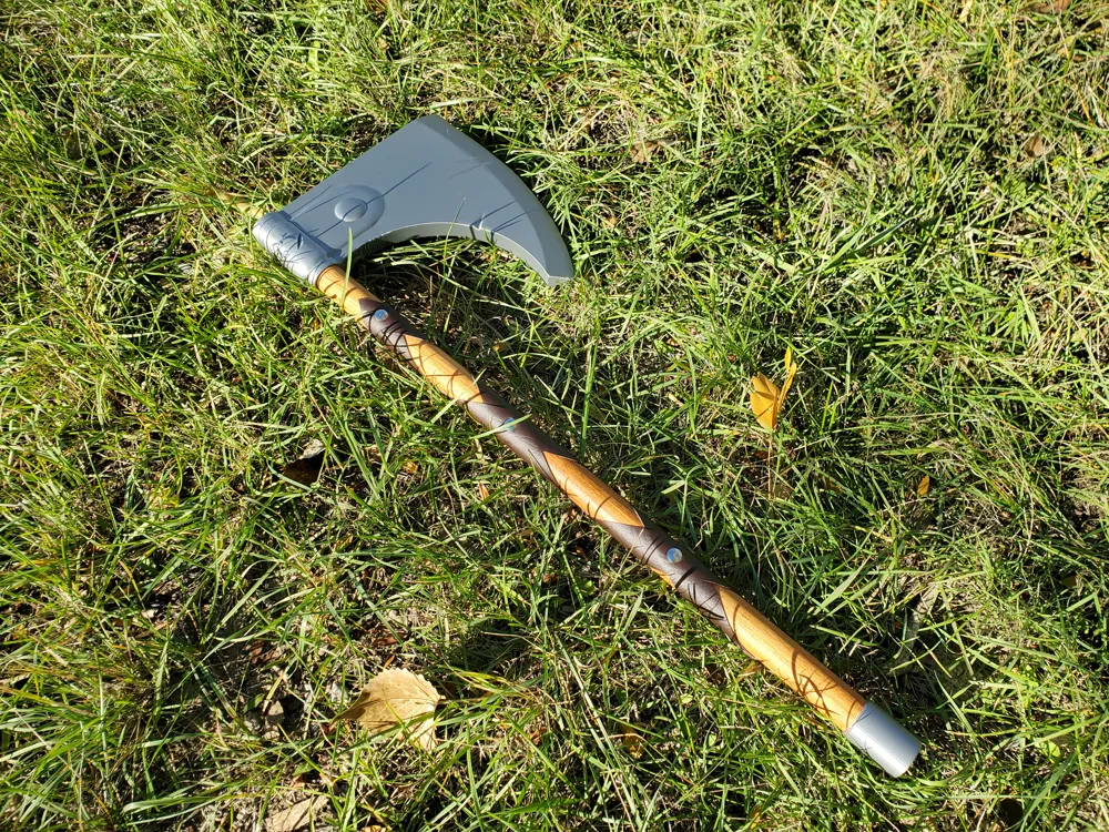 Axe head and pommel by The Golden Printer MakerWorld: Download Free 3D ...
