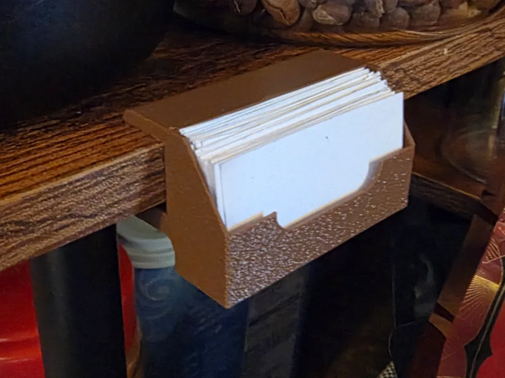 Clamp-On Small Label Holder - 2" x 1" Labels - Free 3D Print Model ...