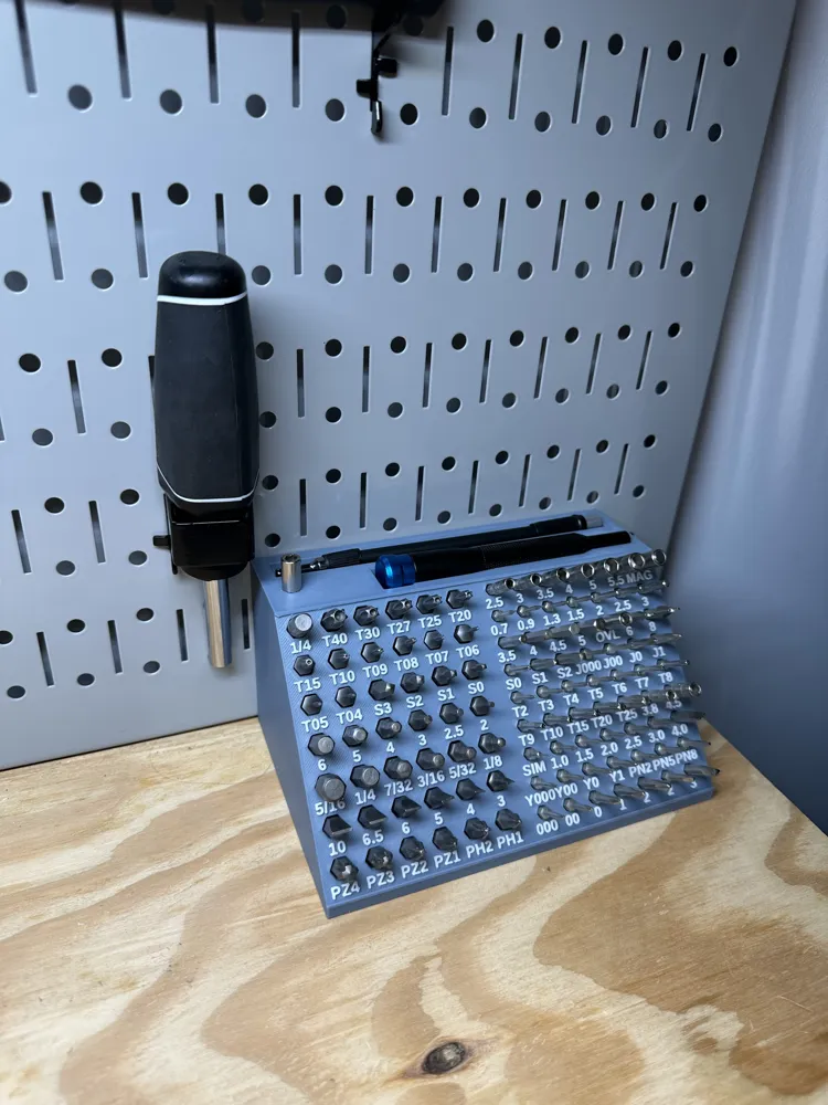 Customizable Bit Set Organizer (iFixit Mako) by Sam MakerWorld ...