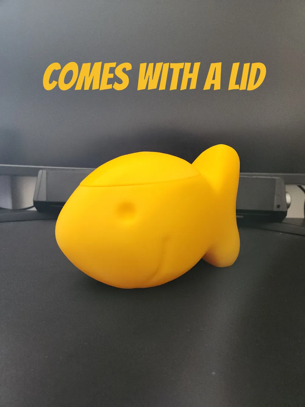 Gold Fish Snack Bowl by LowPolyPrints MakerWorld: Download Free 3D Models