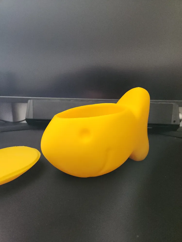 Gold Fish Snack Bowl by LowPolyPrints MakerWorld: Download Free 3D Models