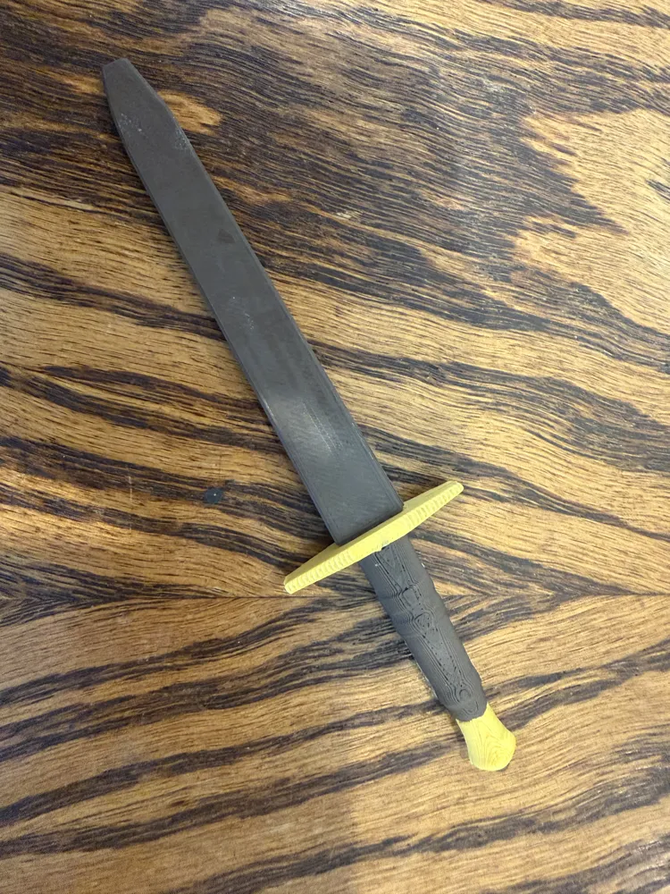 Short Sword Bookmark with Sheath AMS version - Free 3D Print Model ...