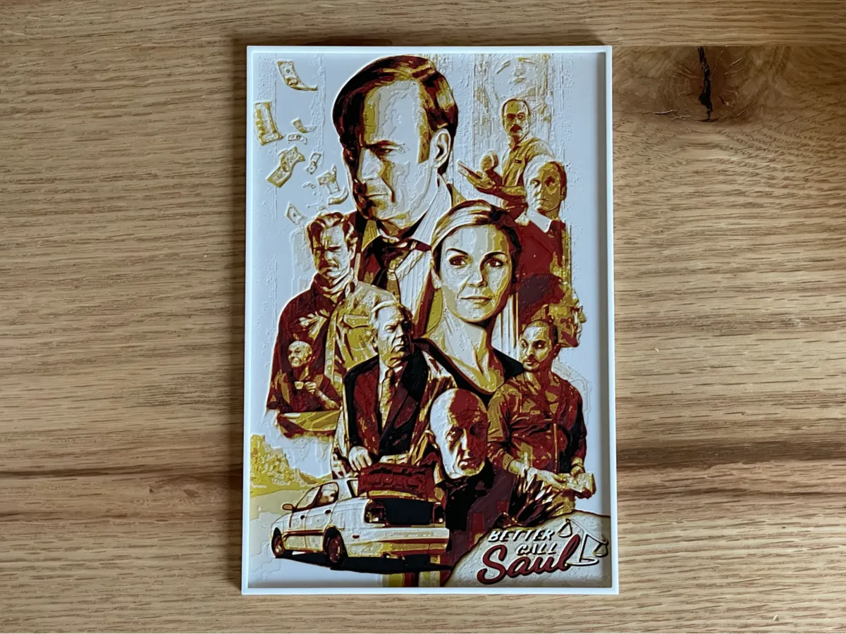 Better Call Saul (2015) Hueforge Series Poster by NiiON MakerWorld ...