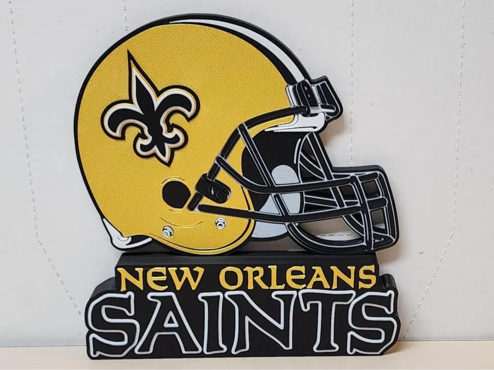 New Orleans Saints Wall or Desk Display by briankstan MakerWorld ...
