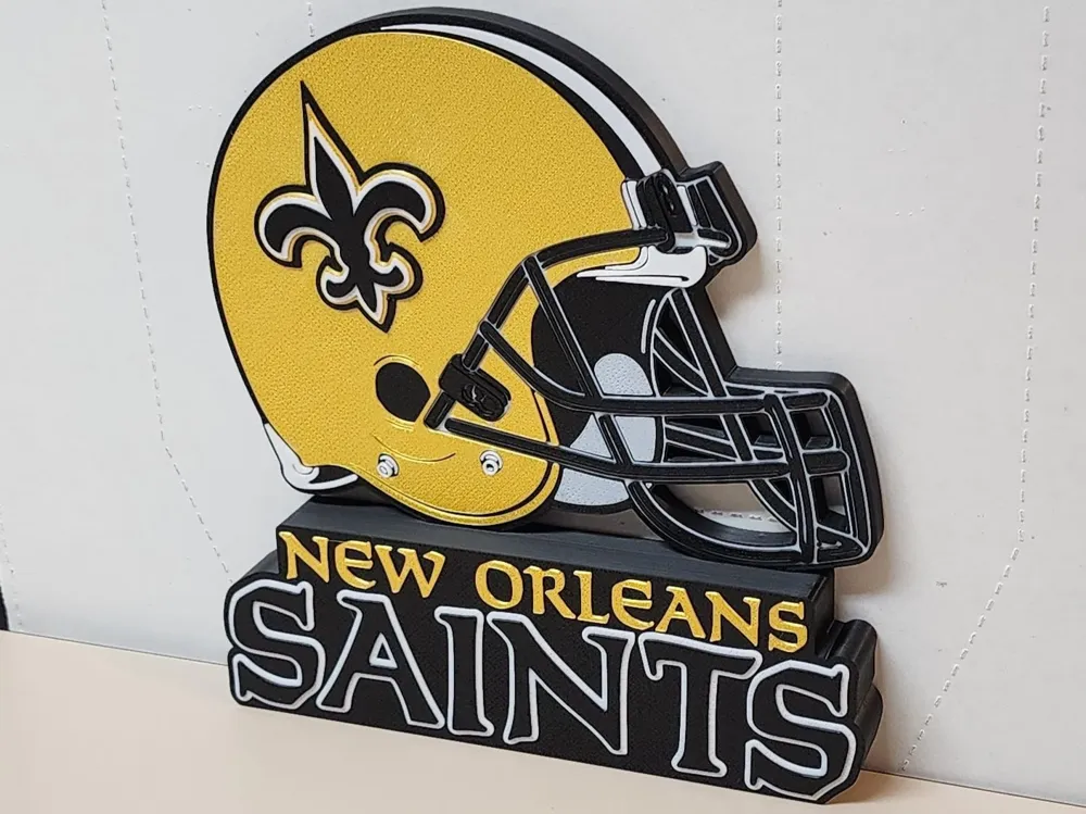 New Orleans Saints Wall or Desk Display by briankstan MakerWorld ...