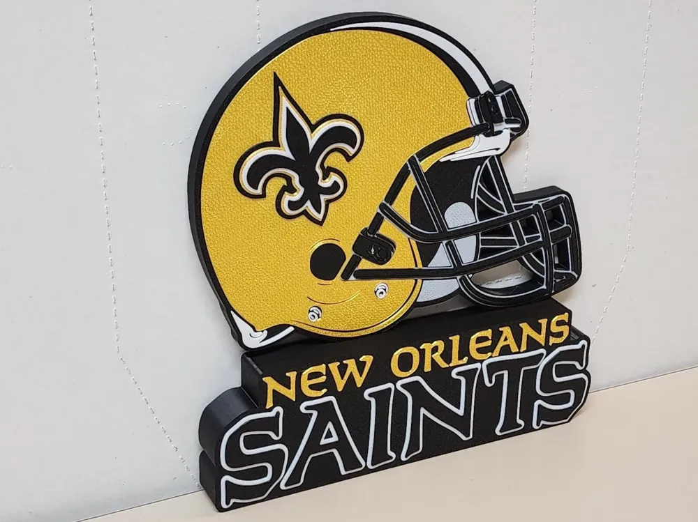 New Orleans Saints Wall or Desk Display by briankstan MakerWorld ...