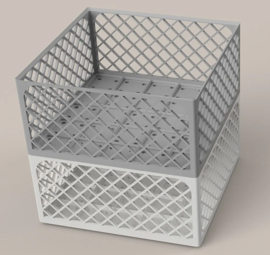 Stacking Gridfinity 5x5 Container - Free 3D Print Model - MakerWorld