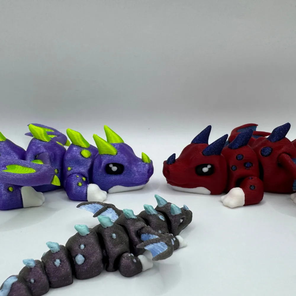Tuffwing Dragon - Print in Place by ColorCloud3D MakerWorld: Download ...