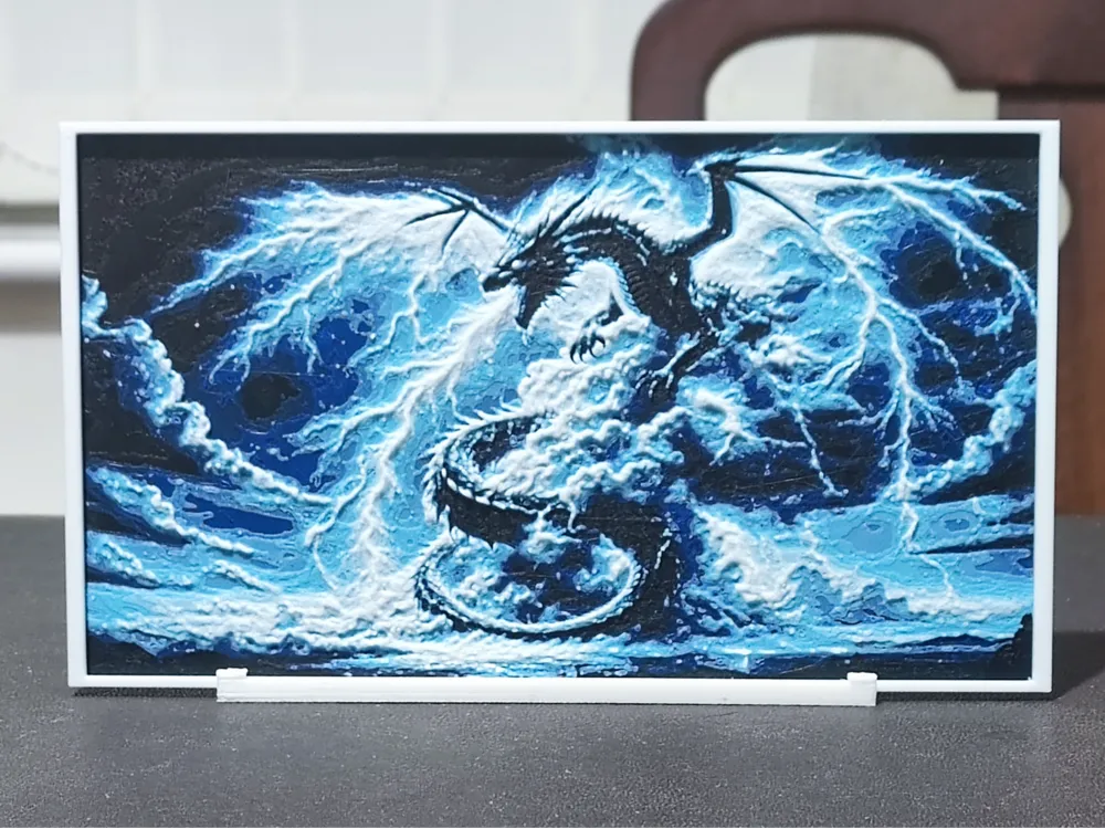 Storm Dragon - HueForge 4 Color by BoDad MakerWorld: Download Free 3D ...