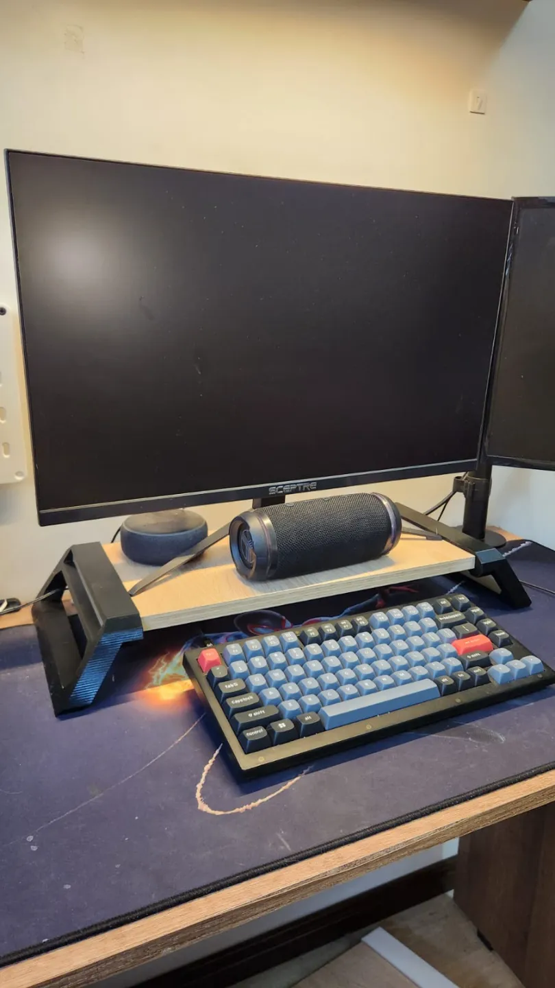 Parametric Monitor Riser Sharp Gamer Edition by Sebas2310 MakerWorld ...