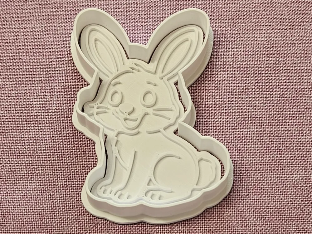 Easter Bunny Cookie Cutter - Free 3D Print Model - MakerWorld