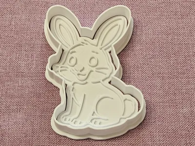 Easter Bunny Cookie Cutter - Free 3D Print Model - MakerWorld