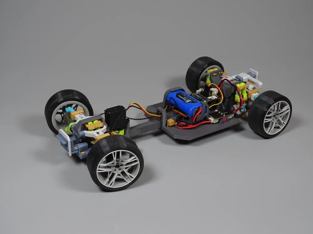 GT-RC 4S Next Gen CyberBrick Modular RC Car - Free 3D Print Model ...