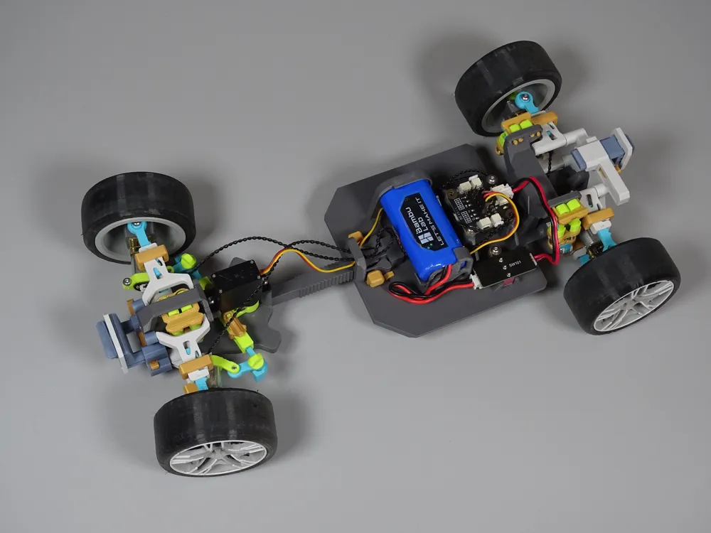 GT-RC 4S Next Gen CyberBrick Modular RC Car - Free 3D Print Model ...