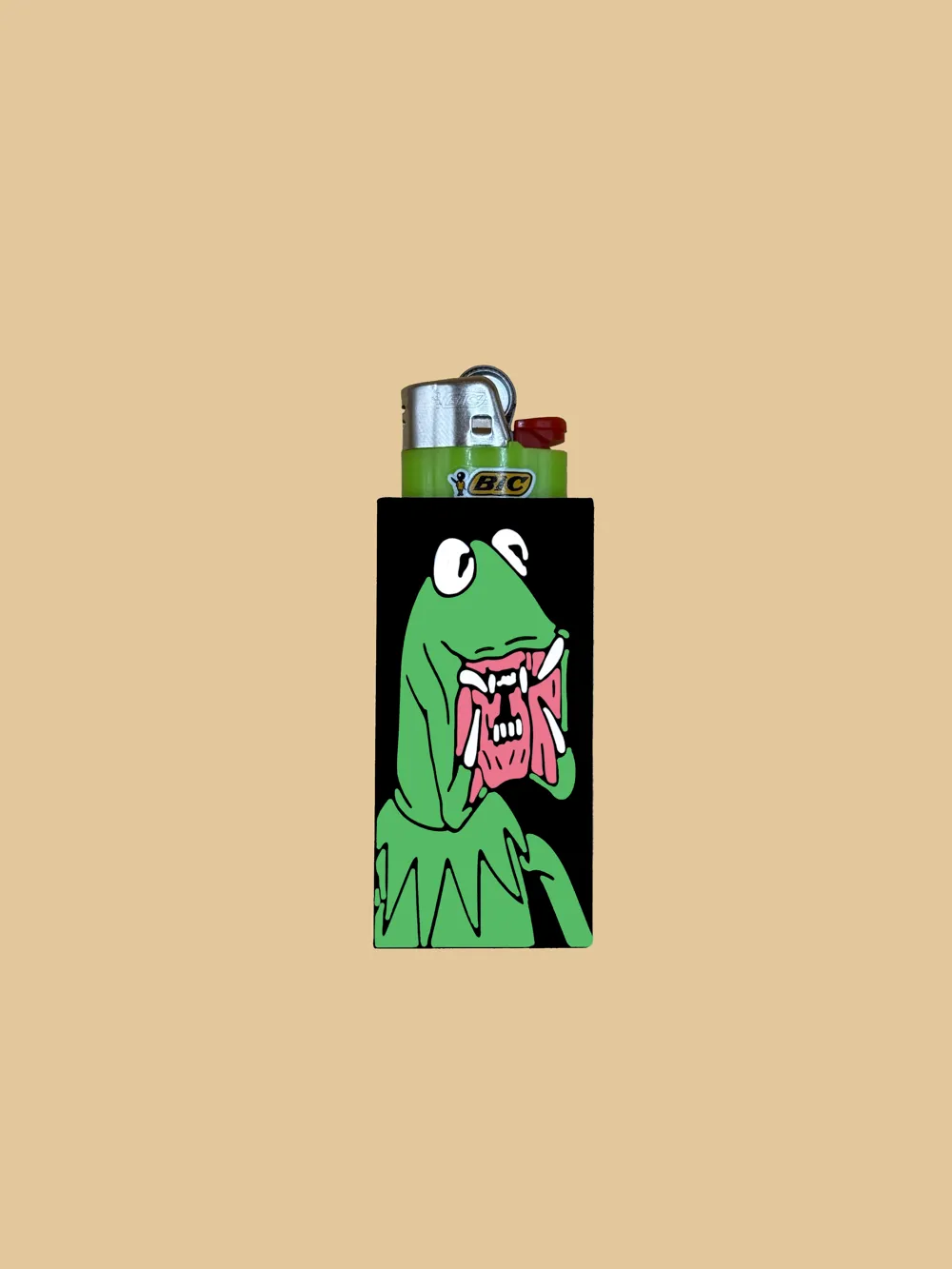 Kermit Predator lighter case by BatChips MakerWorld: Download Free 3D Models