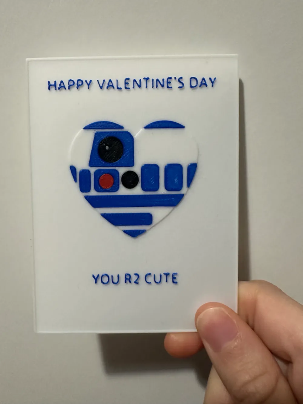 Star Wars R2D2 valentine's card by lau__u - MakerWorld