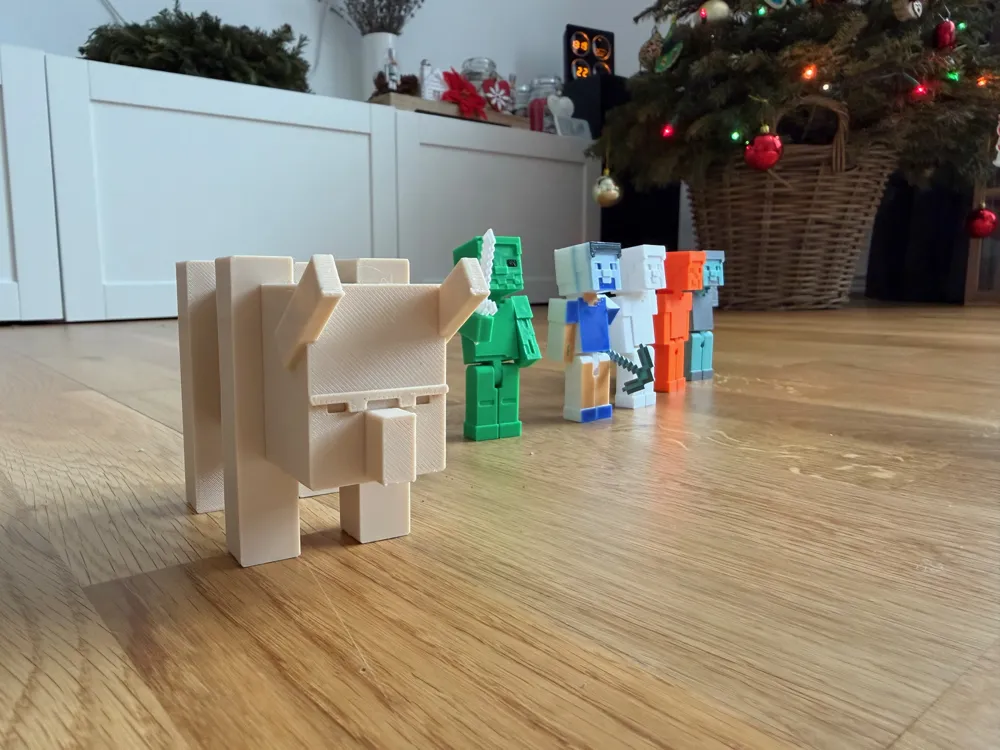 Minecraft Ravager - Free 3D Print Model - MakerWorld